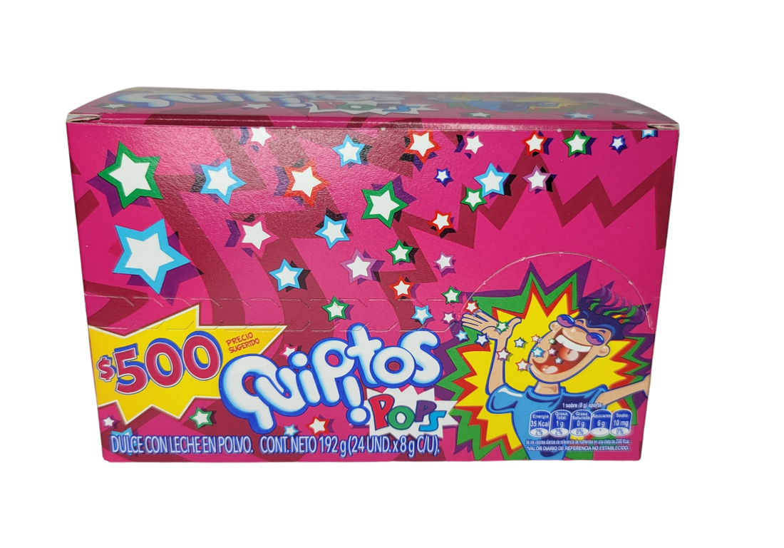 QUIPITOS POPS CAJA X24 UNIDADES – La Colombian Power