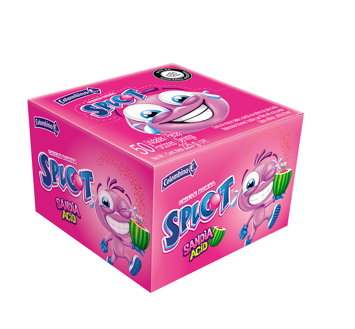 Chicle Bomba Splot Sandia x50 Unidades – La Colombian Power